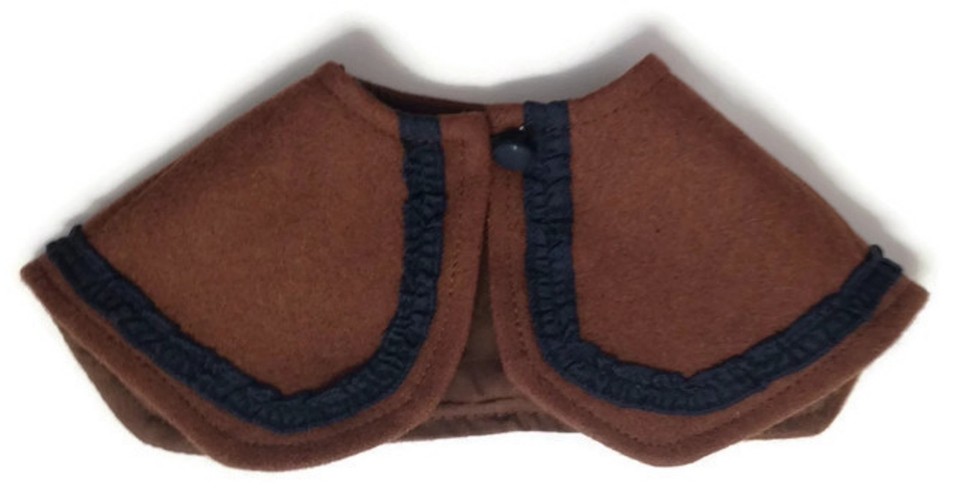 Brown Victorian Wool Coat, Cape, & Hat Clothes for 18 inch Girl Dolls ...