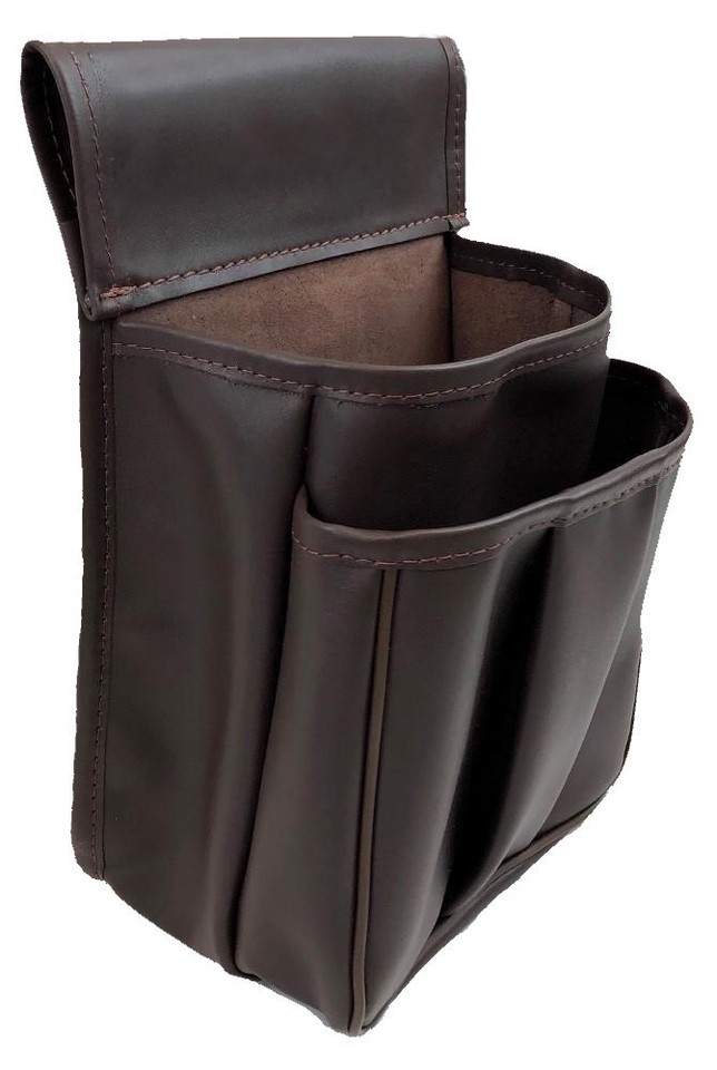 Genuine LEATHER SHOTGUN SHELL SPORTING CLAY SKEET TRAP POUCH - BRN | eBay