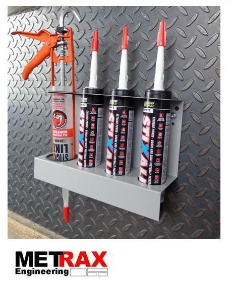 2x Gun & Tube Holders / Mastic Silicone Sealant holders Van Storage ...