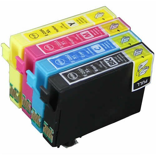 10x Generic Ink Cartridges 200 200XL for Epson XP-400 XP-410 WF-2510 ...
