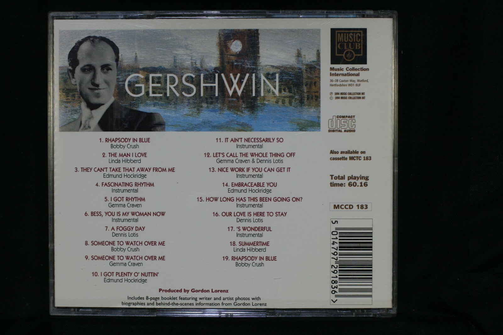 The Songs Of Gershwin - CD (C991) | eBay