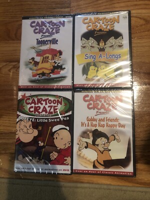 Cartoon Craze Set Of 4 DVDs | eBay