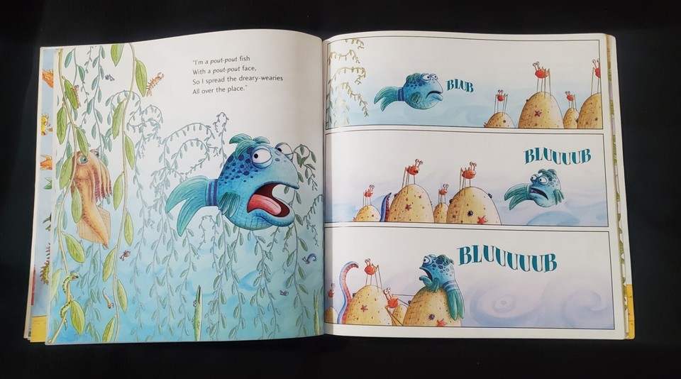 Children's picture The Pout Pout Fish book homeschool humor fun library ...