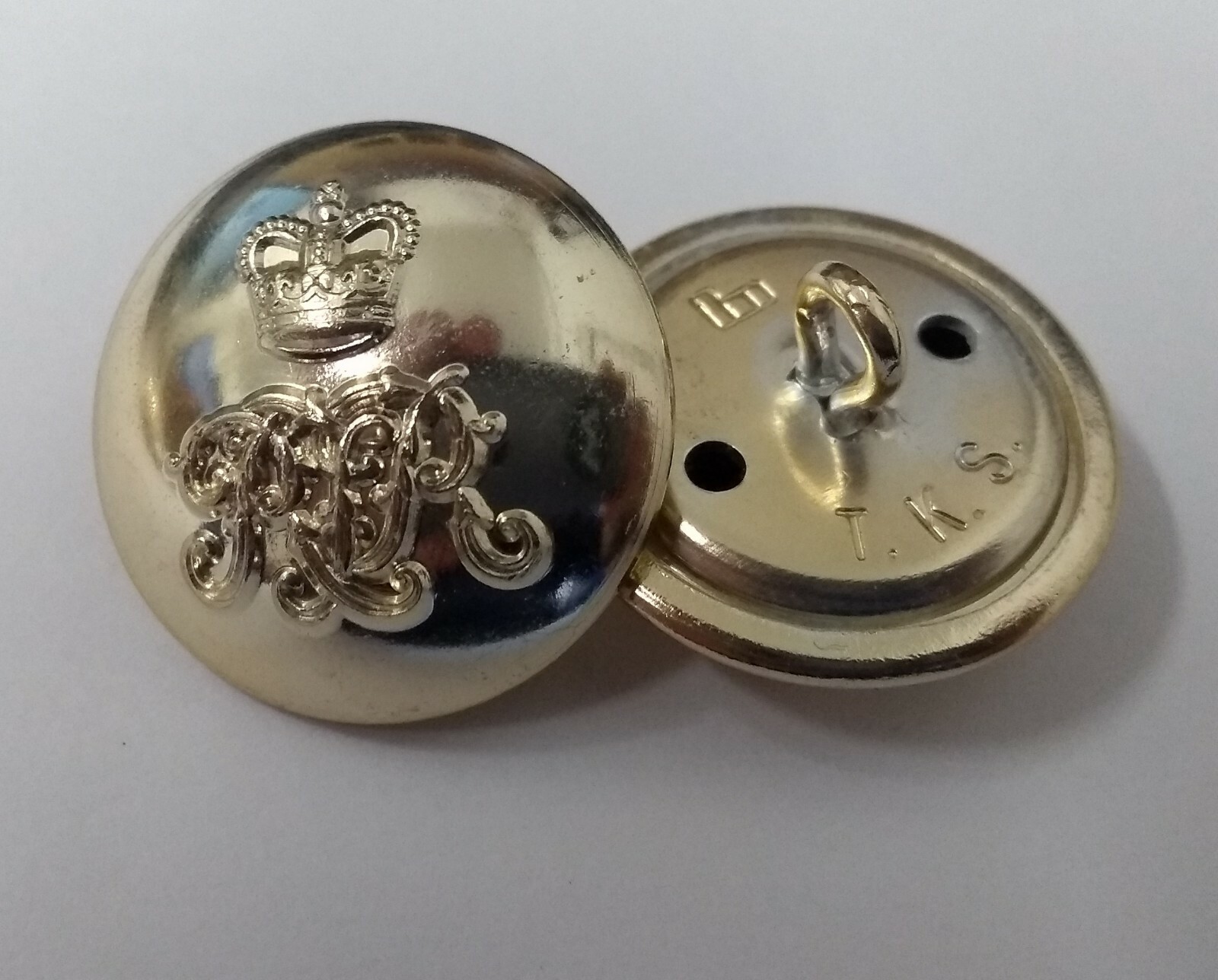 Genuine British Army The Royal Tank Regiment RTR No1 No2 Dress Buttons ...