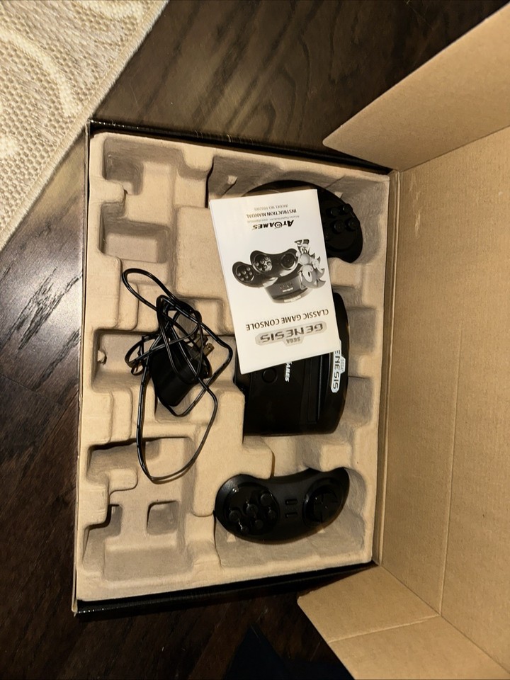 SEGA GENESIS Classic Mini Game Console w/ 80 Built-In Games Wireless ...