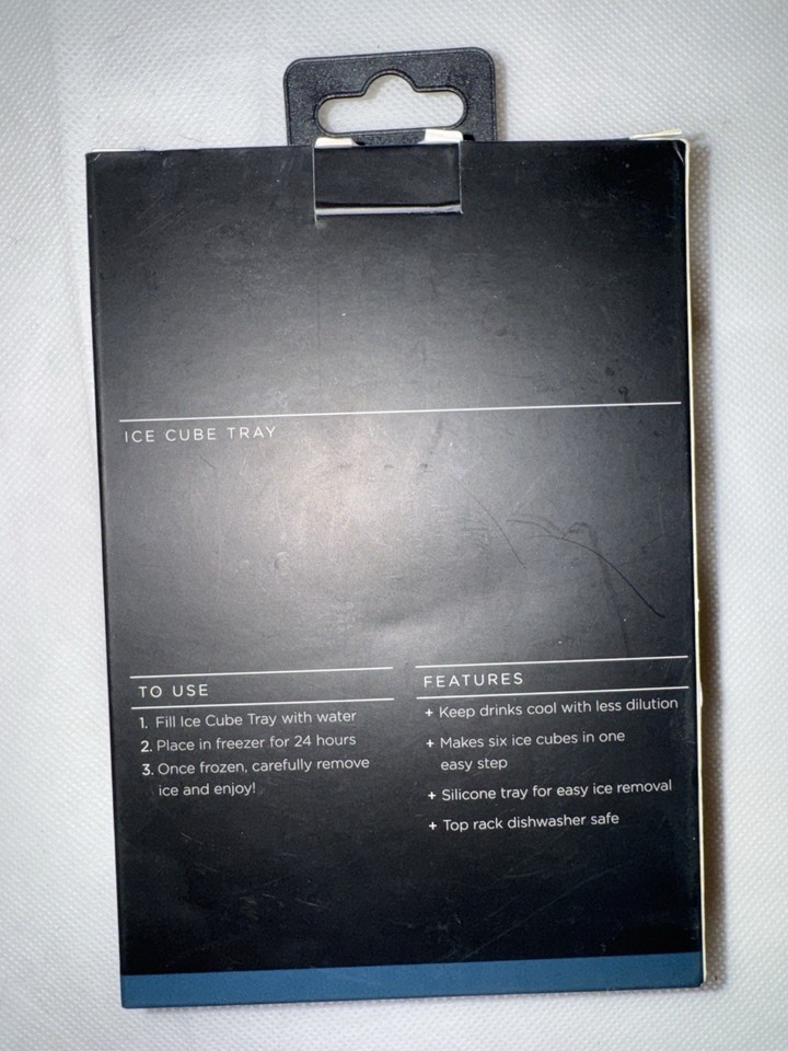 HOUDINI W6330T Ice Cube Tray By Rabbit, New In Box- Red, 6 Cube ...