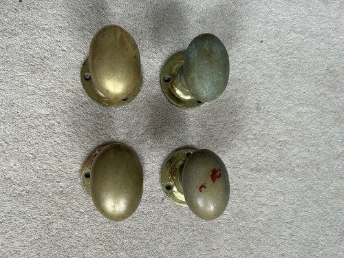 Vintage Reclaimed Brass Door Knobs | eBay UK