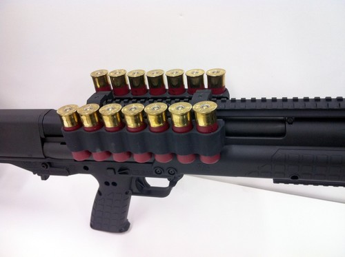 For KSG or KS7 Kel-Tec: 14-Shell Ammo Rail Carrier w/Top Rail by Hi ...