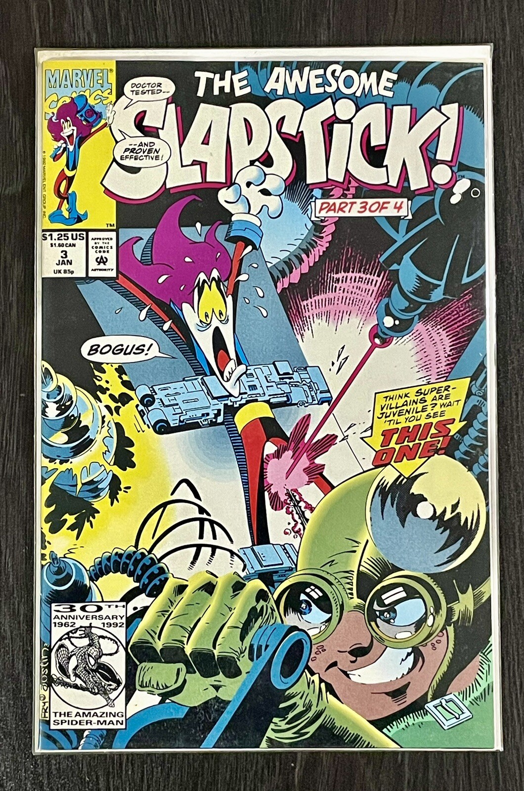 Marvel Comics The Awesome Slapstick #3 1993 Toybiz Anime Limited ...