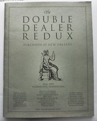 Double Dealer Redux Magazine Volume One Number One Fall 1993 New ...