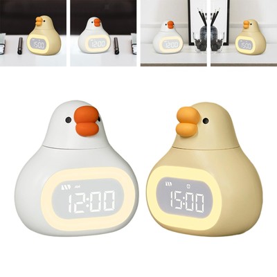 Goose Digital Alarm Clock USB Rechargeable Cute Kids Wake up Clock ...
