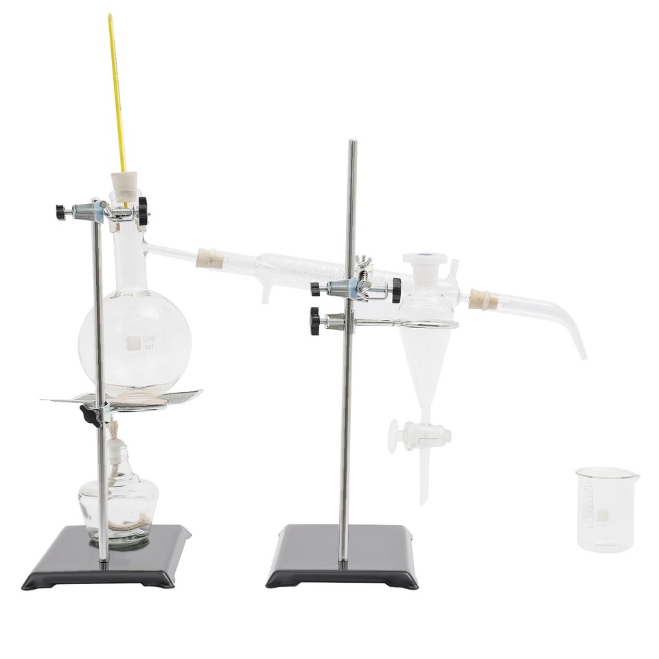 500ml Essential Oil Distillation Kit Lab Apparatus Distillation ...