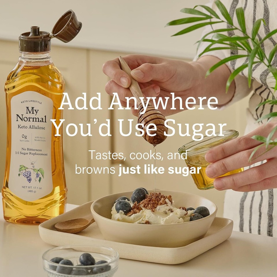 My Normal Keto Allulose 17.1 Fl Oz - Allulose Monk Fruit and Stevia ...
