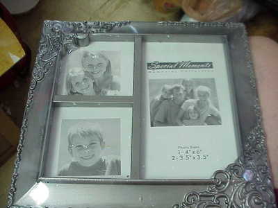 SPECIAL MOMENTS MEMORIES COLLECTION SILVER PICTURE FRAME HOLDS 3 | eBay
