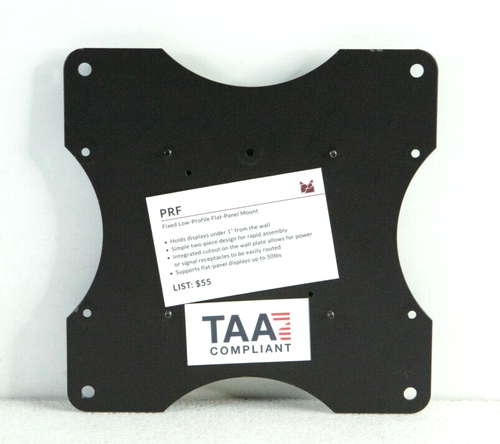 Premier Mounts PRF Low Profile Flat Panel Mount For TVs Up To 50Lbs ...