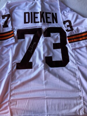 Cleveland Browns Doug Dieken Signed Jersey W/COA | eBay