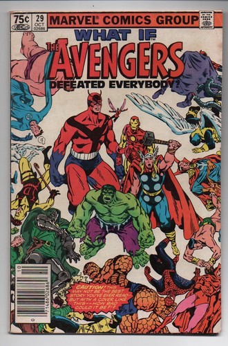 What If The Avengers Defeated Everybody #29 Marvel Comic Book 1981 Team ...