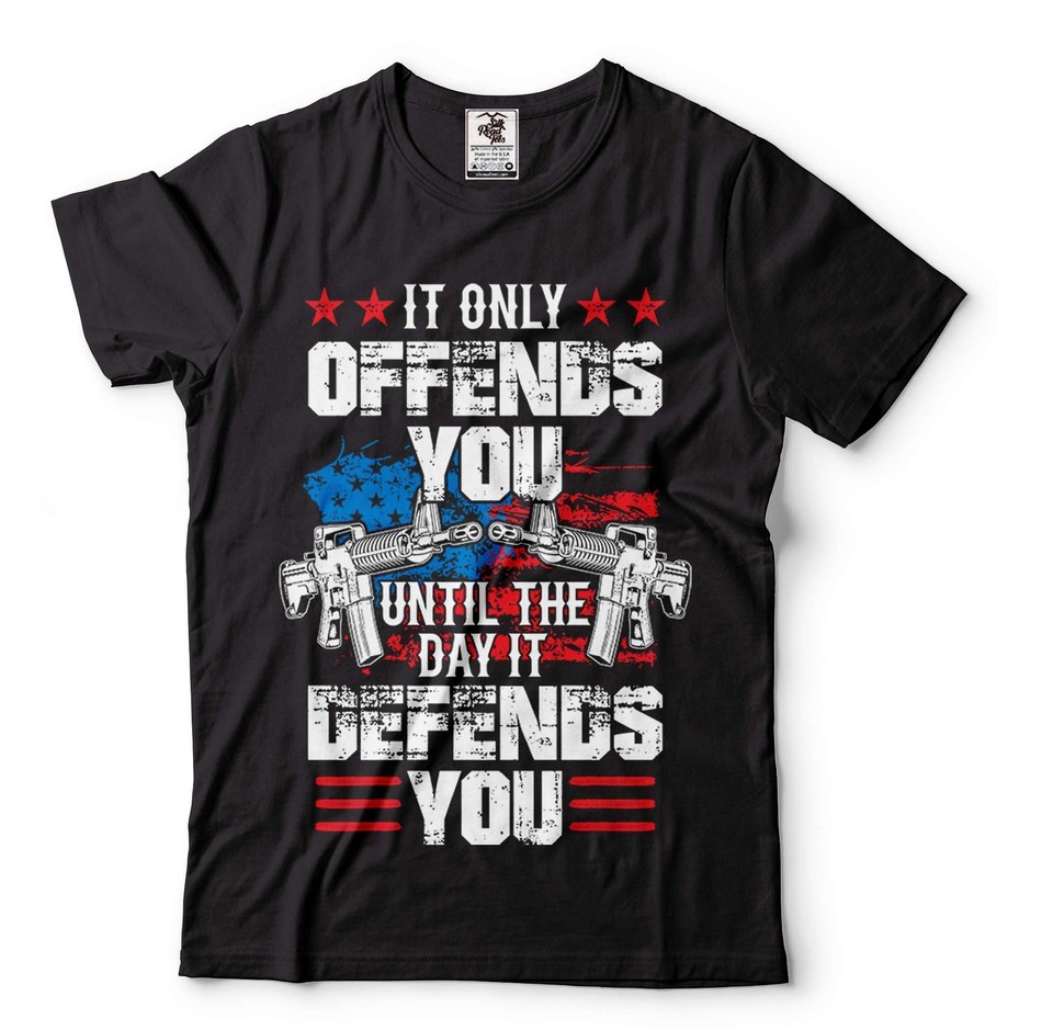2nd Amendment Shirt Pro Gun Rifles Shirts USA Patriotic Tshirt Gun ...