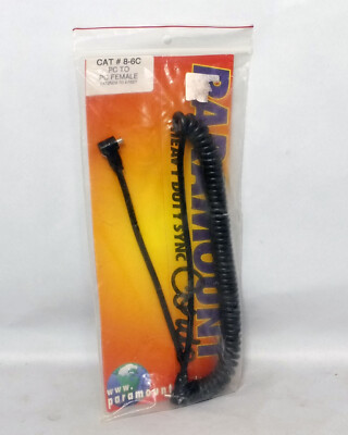 Paramount Cords Heavy Duty Sync Cords NEW NOS CAT #8-6C PC to PC Female ...