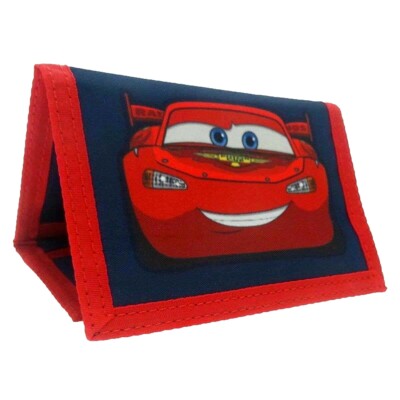 Official Disney Cars Lightning Mcqueen Trifold Money Change Notes Coins ...