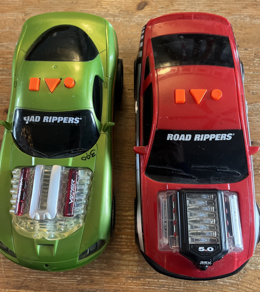 Road Rippers Lot 2 Cars Dodge Viper SRT 10 + Ford Mustang Car Lights ...