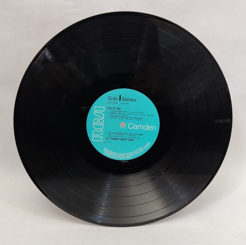 The Norman Luboff Choir - Side by Side - Music Vinyl Record | eBay ...