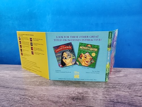 DISNEY *VG* "WINNIE POOH 1995 US ANIMATED STORYBOOK TRI-FOLD DIGIPAK CD ...