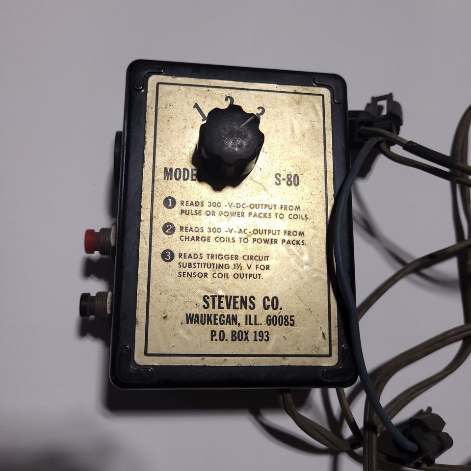 Vtg Stevens Company S-80 Outboard Engine Coil Tester | eBay