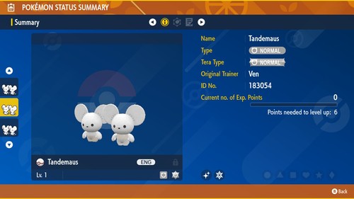 🍊Shiny/Non-shiny Tandemaus/Maushold 6IV🍇Pokémon Scarlet/Violet (💯Legal ...