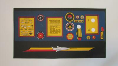 Arcade Game Control Panel Decal. Free Shipping!! | eBay