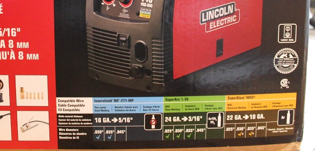 Lincoln Electric Pro-MIG 140 Wire Feed Welder for sale online | eBay