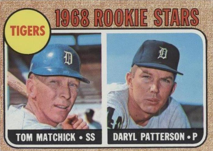 1968 Topps - 1968 Rookie Stars Tom Matchick, Daryl Patterson #113 (RC ...