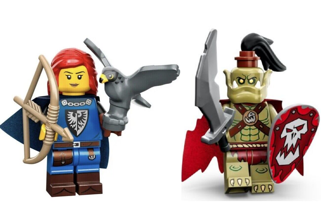 Sealed Lego Series 24 Black Falcon Falconer Orc 71037 Ogre Castle ...