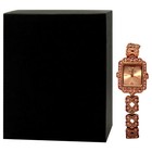 MSHLLRG Loulou - Rose Gold Stainless Steel Bracelet Watch by Manoush ...