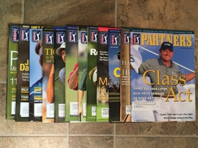 12 Issues of PGA Tour Partners Magazine- 2003 to 2007 | eBay