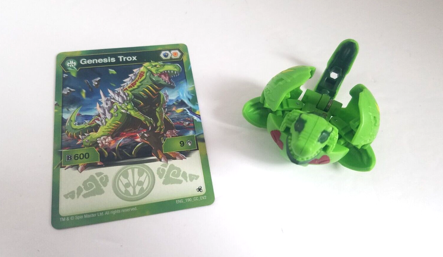 New Bakugan Evolutions Genesis Trox Card Brawler B600 Ventus Brawlers ...