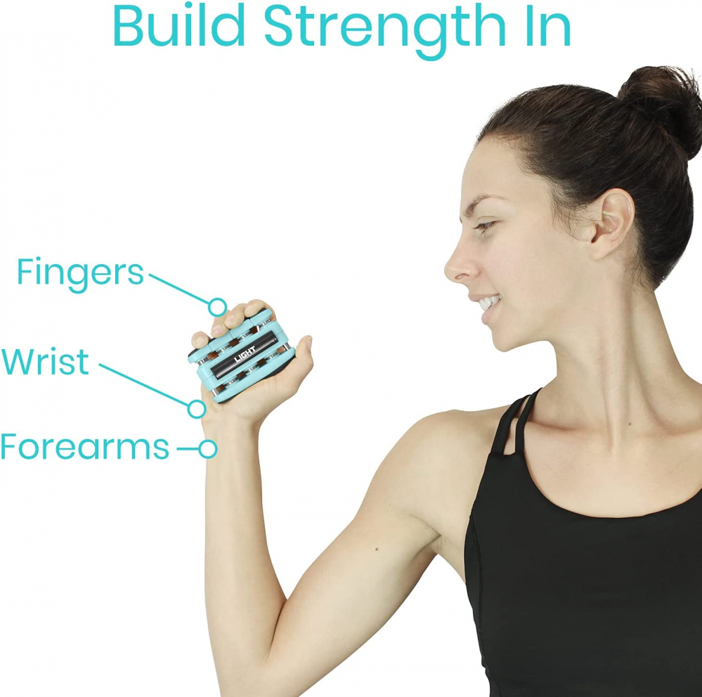Finger Strengthener by VIVE 3 Pack DIGIT Exerciser Hand Grip Equipment ...