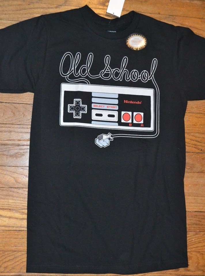 Old School T-Shirt NES Nintendo Tee Officially Licensed Merchandise | eBay