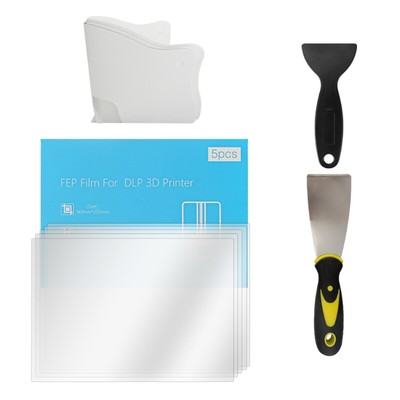 17Pcs FEP Films 7.87X5.51in Transmittance 10 Filters 2 Spatulas Set | eBay