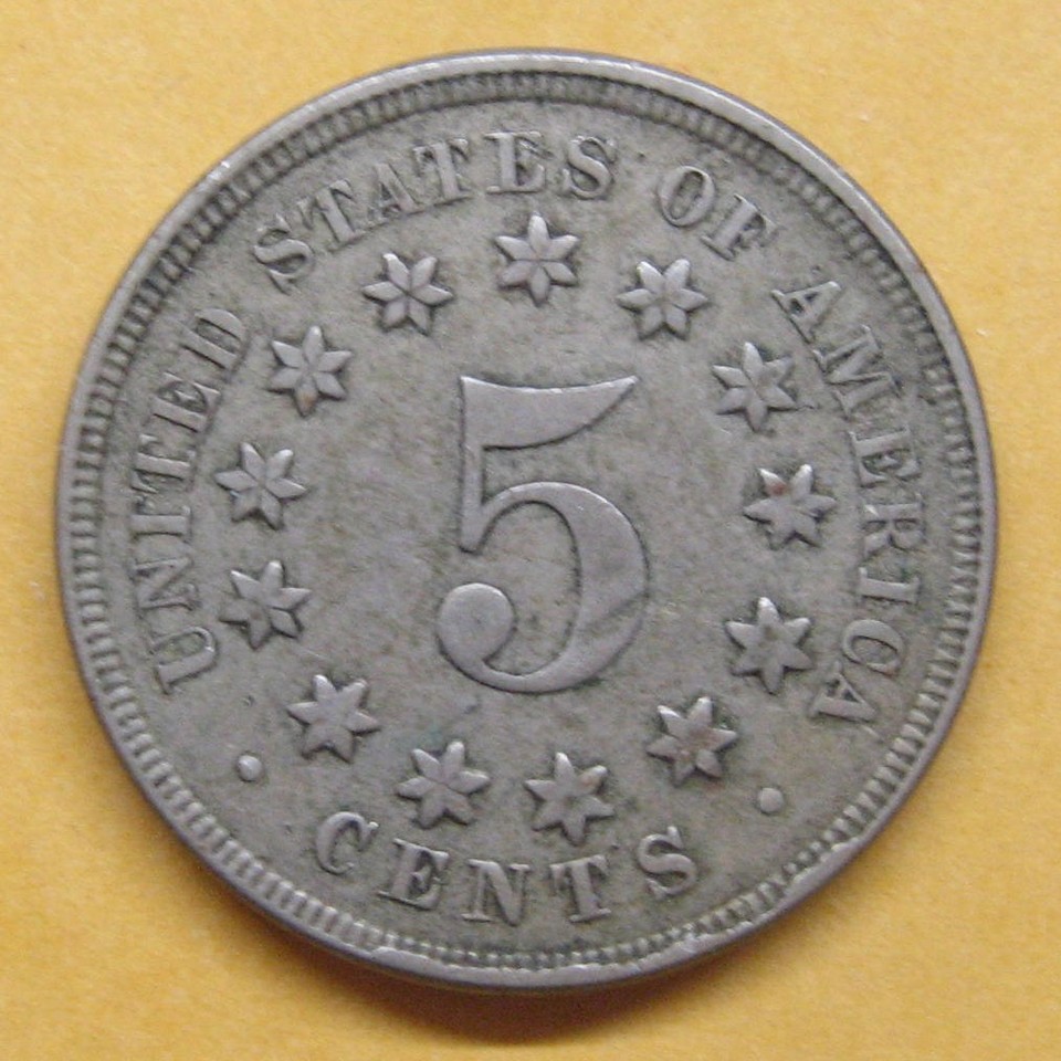 1867 Shield Nickel Error Take a Look | eBay