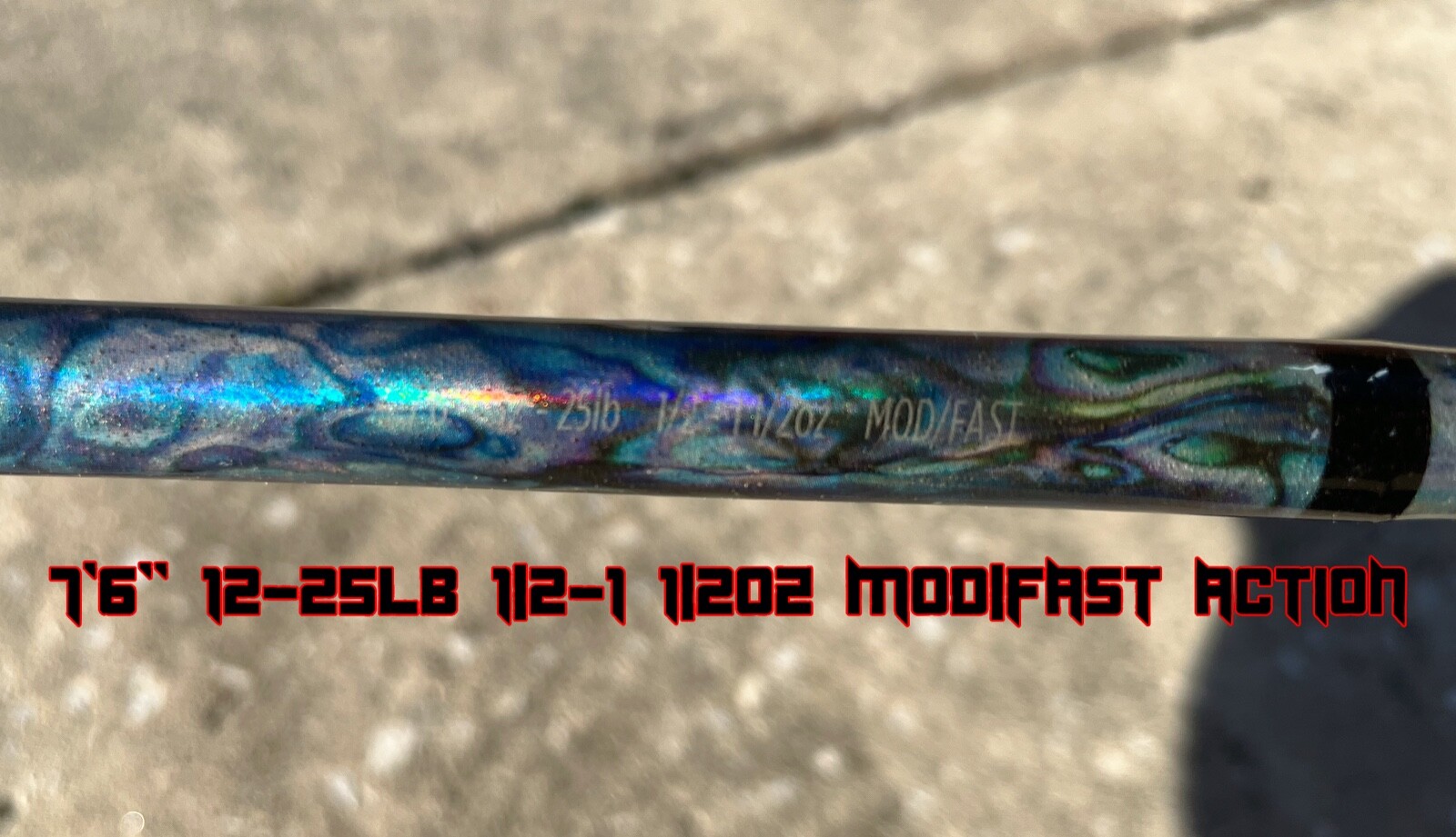 7'6" MH 1/2 - 1 1/2oz Custom Microwave Pro Inshore Rods(Casting ...