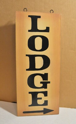 Lodge Directional Sign Wall Art Wall Plaque Home Décor ~14" x 6" | eBay
