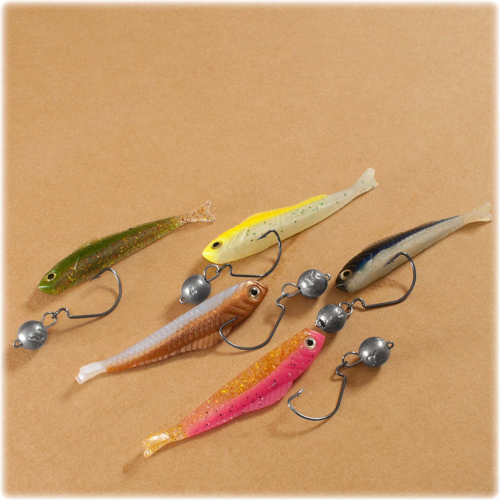 Cheburashka Kit Offset Hook Soft Lure Cheb Flexi Jig Head Sinker Drop ...
