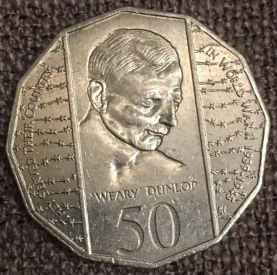 💥1995 50 cent Australian Coin - 50th Anniversary Of WWII LIMITED ...