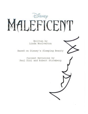 ANGELINA JOLIE SIGNED MALEFICENT FULL SCRIPT AUTHENTIC AUTOGRAPH COA | eBay