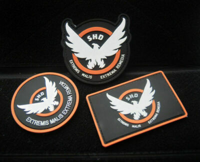 THE DIVISION SHD RUBBER 3D PVC BADGE PATCH Aufnäher TV-AIRSOFT - MOVIE ...