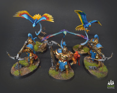 Stormcast Golden Vanguard Raptors age of sigmar** COMMISSION ** pro ...