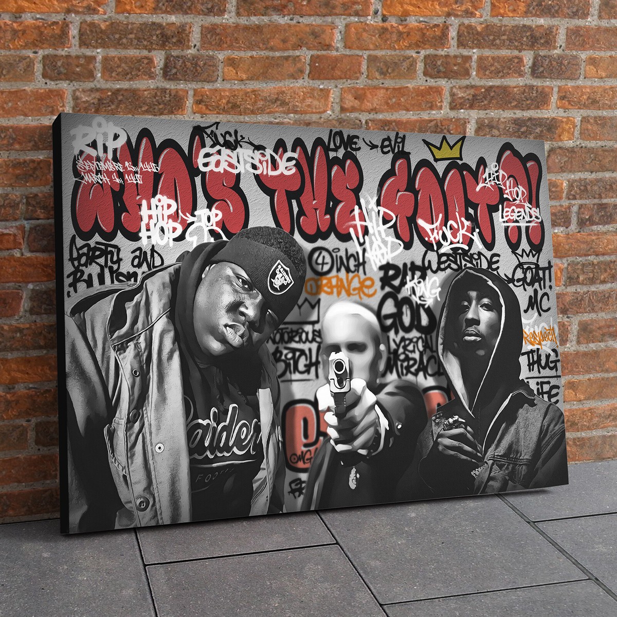Tupac And Biggie Graffiti