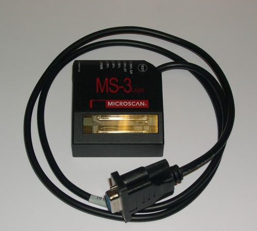 MICROSCAN, MS-3, FIS-0003-0008, LASER BAR CODE SCANNER, SALES DEMO, SLIGHTLY USE | eBay