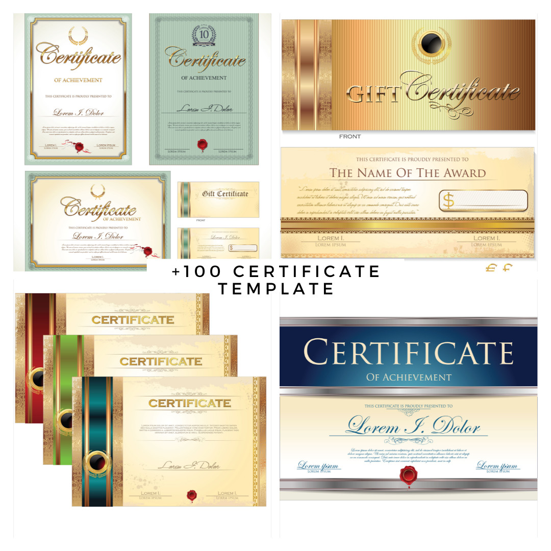 Certificate Template Psd Photoshop